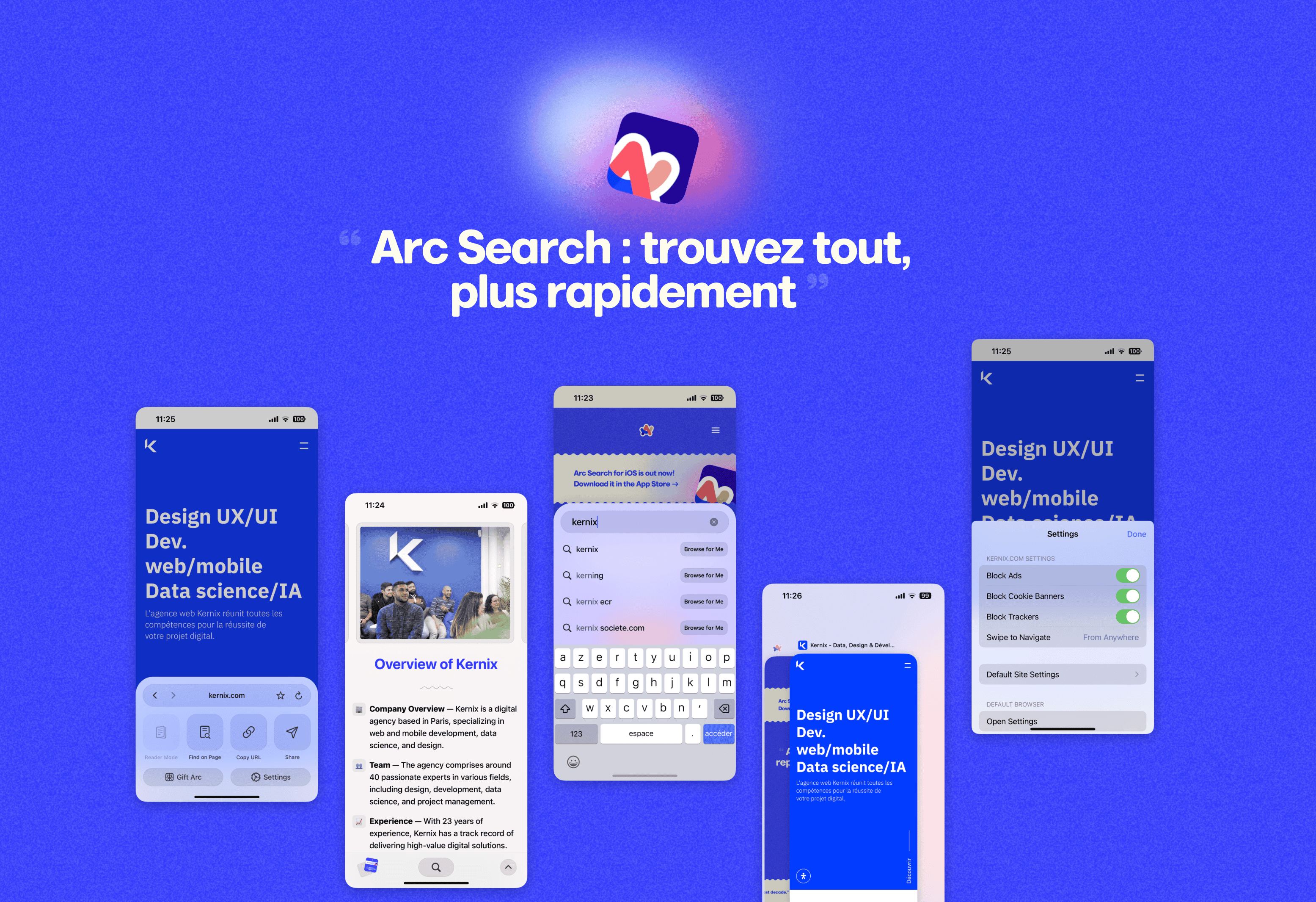 Arc Search : un nouveau navigateur mobile avec la puissance de l’IA - Agence Web Kernix